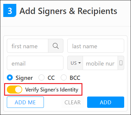 How To Set Up a Signing with Identity Verification – Syngrafii