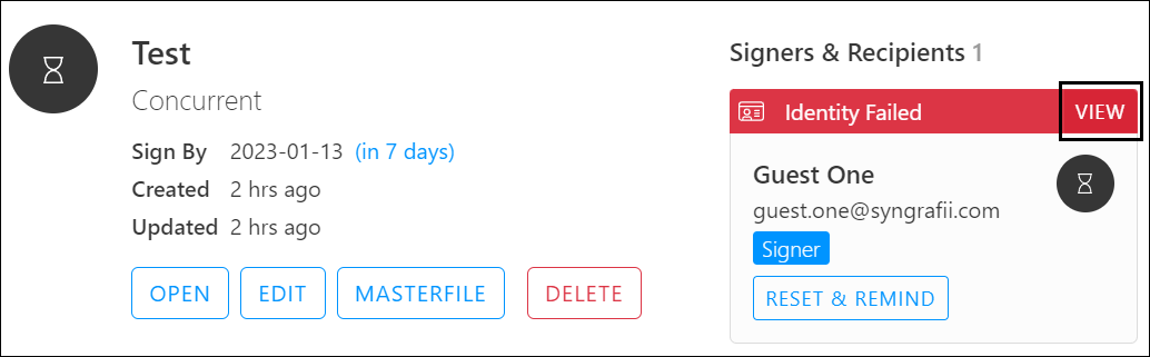 How To Set Up a Signing with Identity Verification – Syngrafii