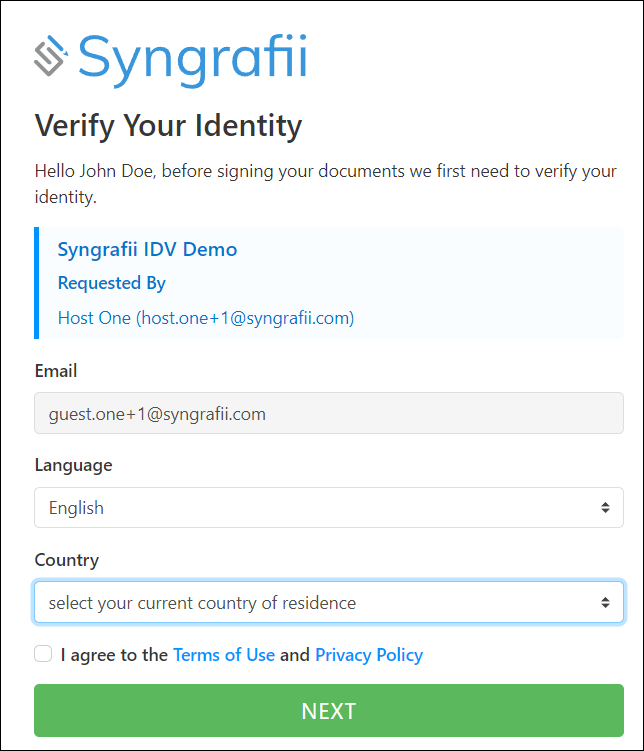How To Complete Identity Verification – Syngrafii