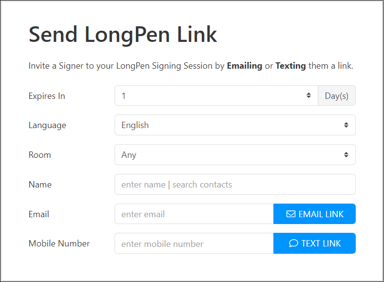 How To Send a LongPen™ Signing Link – Syngrafii