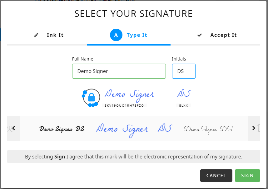 How to Manage the Types of Signatures Used in a Document – Syngrafii