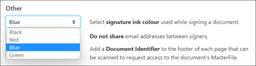 How to Change the Colour of Ink Signatures and Text Fields – Syngrafii