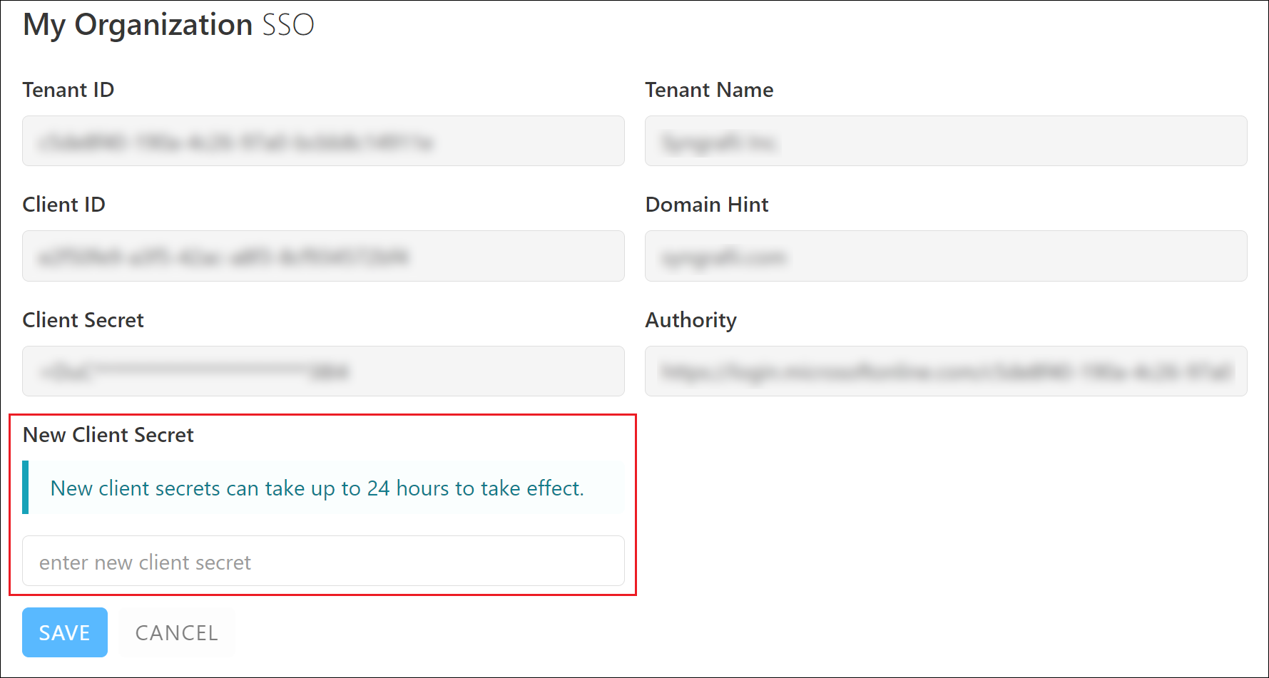 How To Update the Single Sign On (SSO) Client Secret on a Private Instance – Syngrafii