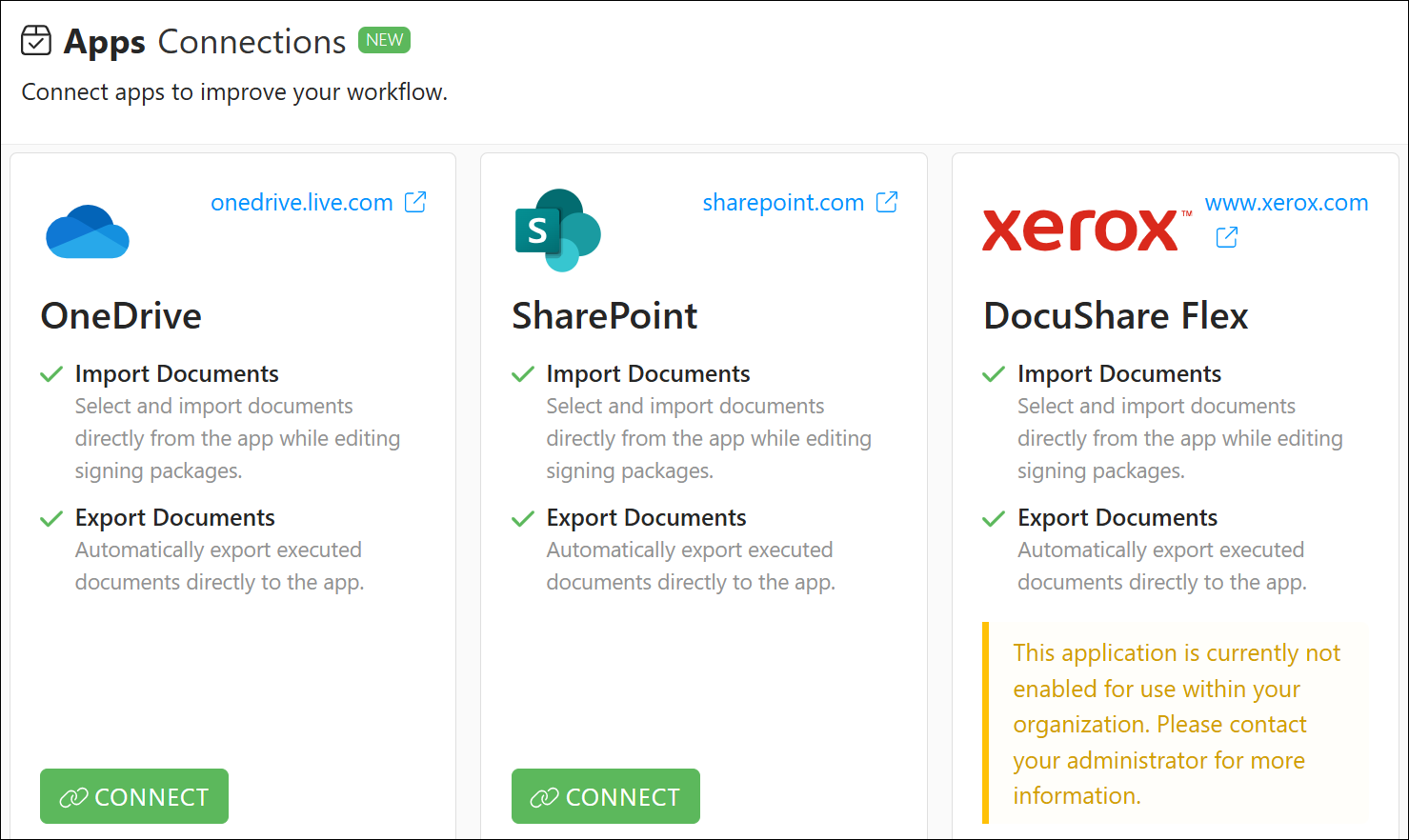 Connect to Cloud Storage Integrations as a Member – Syngrafii
