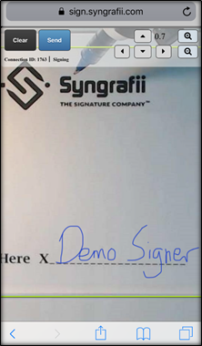 How To Sign on a Mobile Phone – Syngrafii