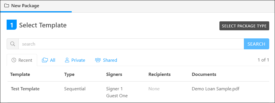 How To Create a Package from a Template – Syngrafii